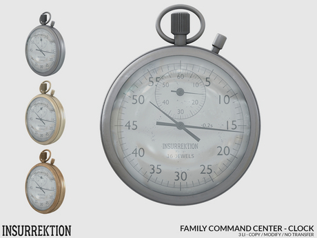 Second Life Marketplace - [IK] Family Command Center - Clock